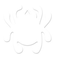 Spyderco Bug Mirror Decal STK1. Spyderco Accessories.