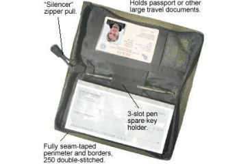 Spec Ops Tactical Checkbook Cover with Zipper Closure Military ...