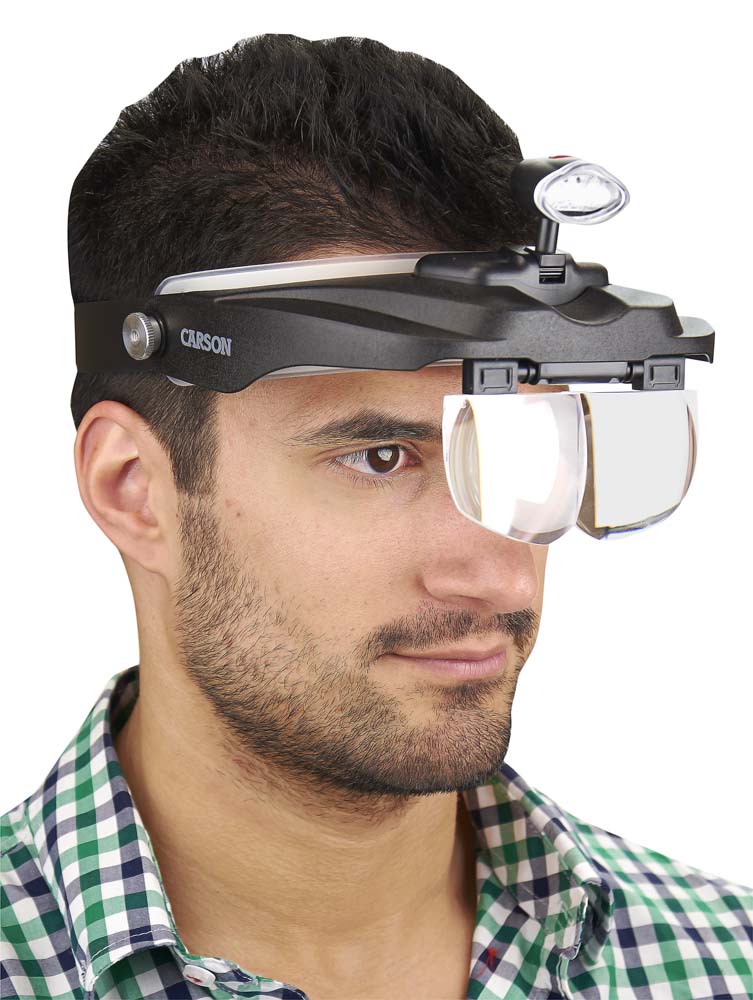 Carson MagniVisorDeluxe Hands-Free Magnifier Loupe . Carson Optics.
