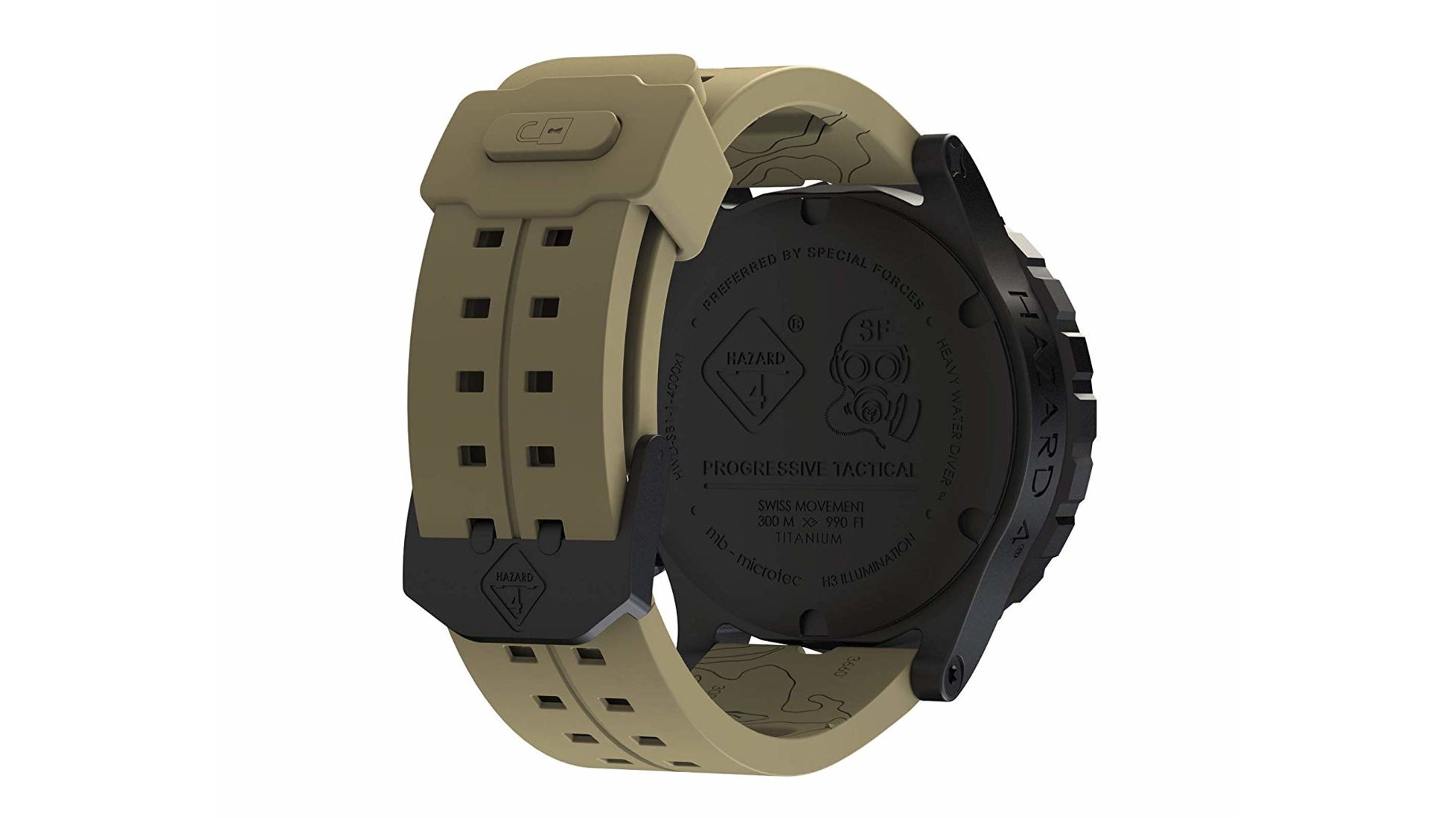 Hazard 4 Heavy Water Diver Arid B Unisex Analog Watch FREE S&H HWD-TIPV ...