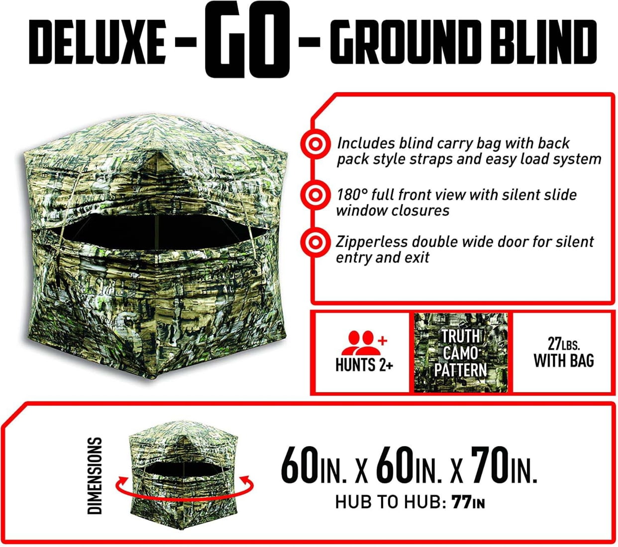 Primos Hunting Double Bull Deluxe Ground Blind . Primos Hunting Hunting ...