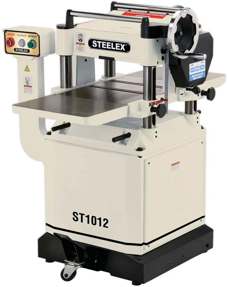 Steelex 15in Planer with Helical Cutterhead, Mobile Base and Cast Iron ...