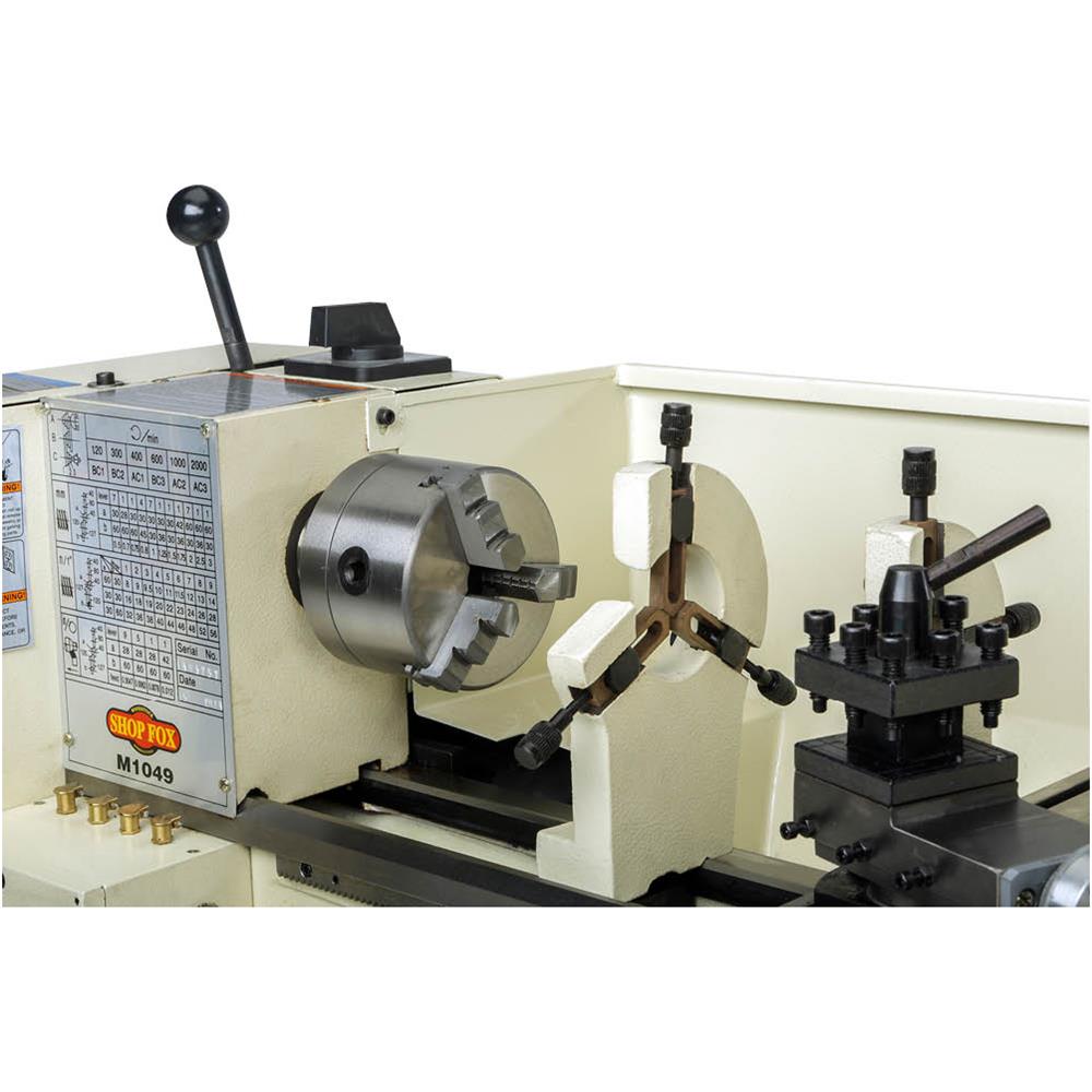 Shop Fox 9in x 19in Benchtop Metal Lathe M1049. Shop Fox
